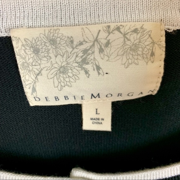 Debbie Morgan | Sweaters | Debbie Morgan Black And White Stripe ...